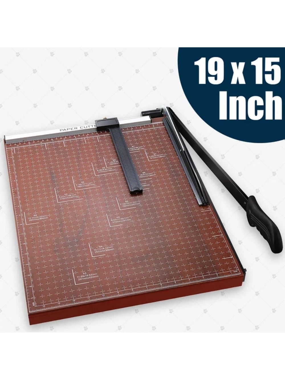 Heavy Duty Paper Trimmer, 18" Cut Length A2-B7 Guillotine ...