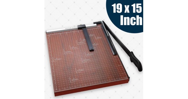 Heavy Duty Paper Trimmer, 18" Cut Length A2-B7 Guillotine ...